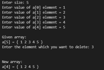 1D ARRAY